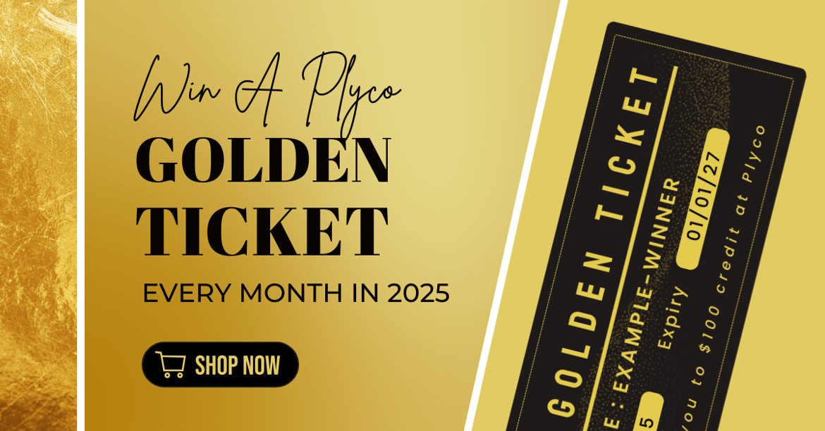 Plyco's Golden Ticket Giveaway