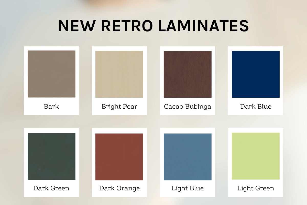 New Retro Laminate Options Available