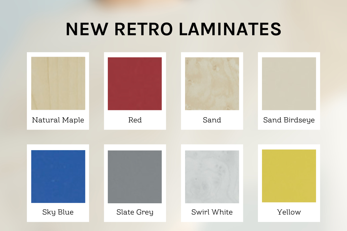 New Retro Laminate Options Available